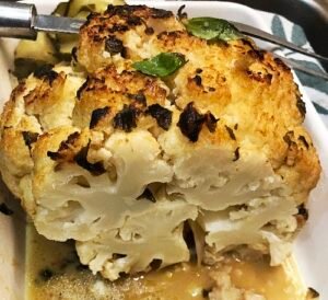 Seriously the Best Vegan Whole Roasted Cauliflower (Gluten-Free ...